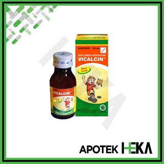 Jual Vicalcin Suspensi 60 ml Rasa Jeruk - Sirup Kalsium Pertumbuhan ...