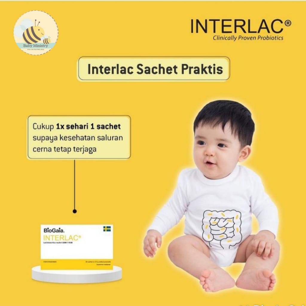 Jual Interlac Sachet Probiotic 1pc EXP 31 oktober 2023 | Shopee Indonesia