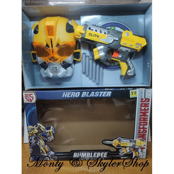 Pistol Mainan Soft Bullet Gun Hero Blaster Bumble Bee BumbleBee Nerf ...