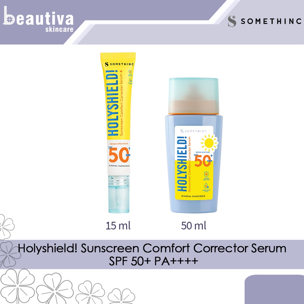 Jual Somethinc Holyshield! Sunscreen Comfort Corrector Serum SPF 50+ PA ...