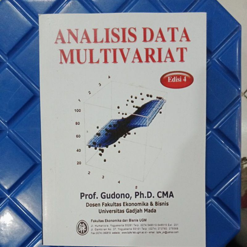 Jual Analisis Data Multivariat ~ Gudono | Shopee Indonesia