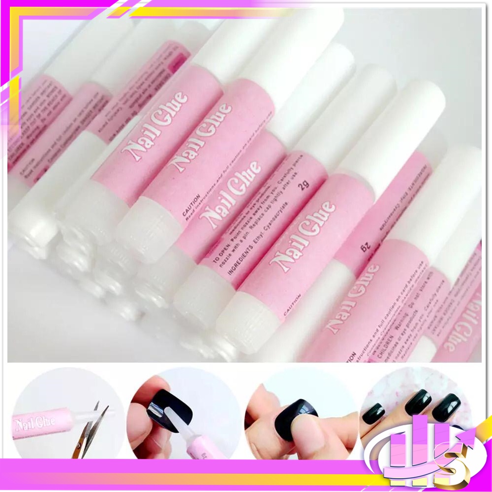 Jual LEM KUKU PALSU / LEM KUKU / NAIL ART GLUE 2g | Shopee Indonesia