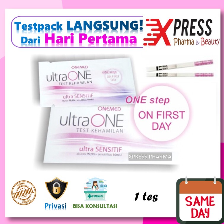 Jual ⚡XPRESS⚡ Ultra One Tes Kehamilan Testpack Ultraone Onemed yang ...