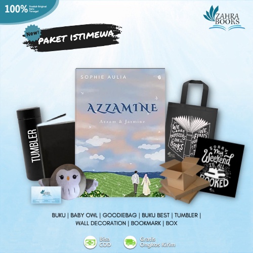 Jual Novel AU Azzamine Karya Sophie Aulia ( Wattpaad & Alternative ...