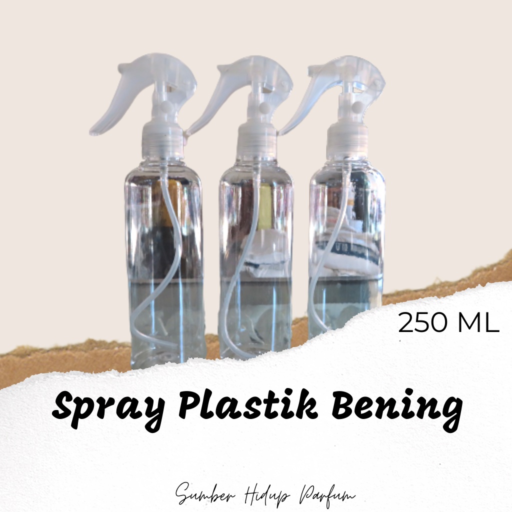 Jual BOTOL SPRAY TRIGGER PLASTIK BENING 250ML HARGA PER PCS | Shopee Indonesia