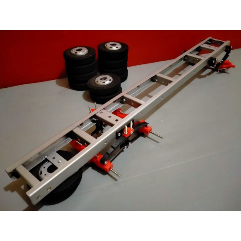 Jual Paket kit sasis tronton hino 10 ban doble tire spek miniatur ...