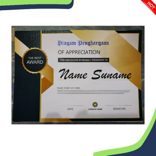 Jual CETAK & CUSTOM PIAGAM SERTIFIKAT HURUF TIMBUL EMAS,PERAK,BIRU ...