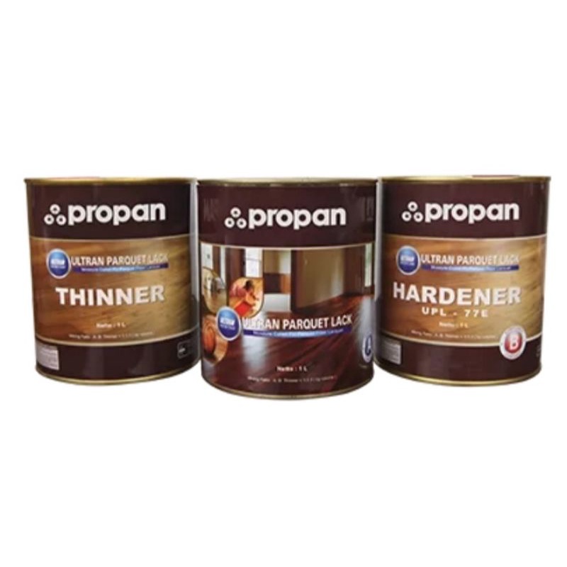 Jual PROPAN ULTRAN PARQUET LACK UPL-77E Cat Khusus Lantai Kayu Cat PU Transparant - 3Liter ...