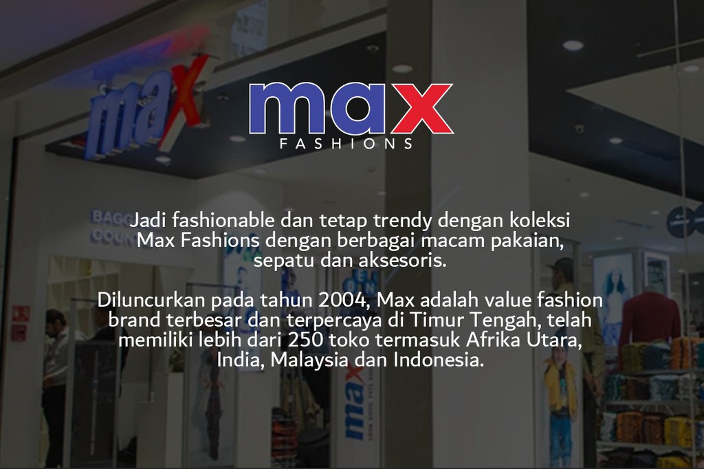 Toko Online Max Fashions Official Shop | Shopee Indonesia