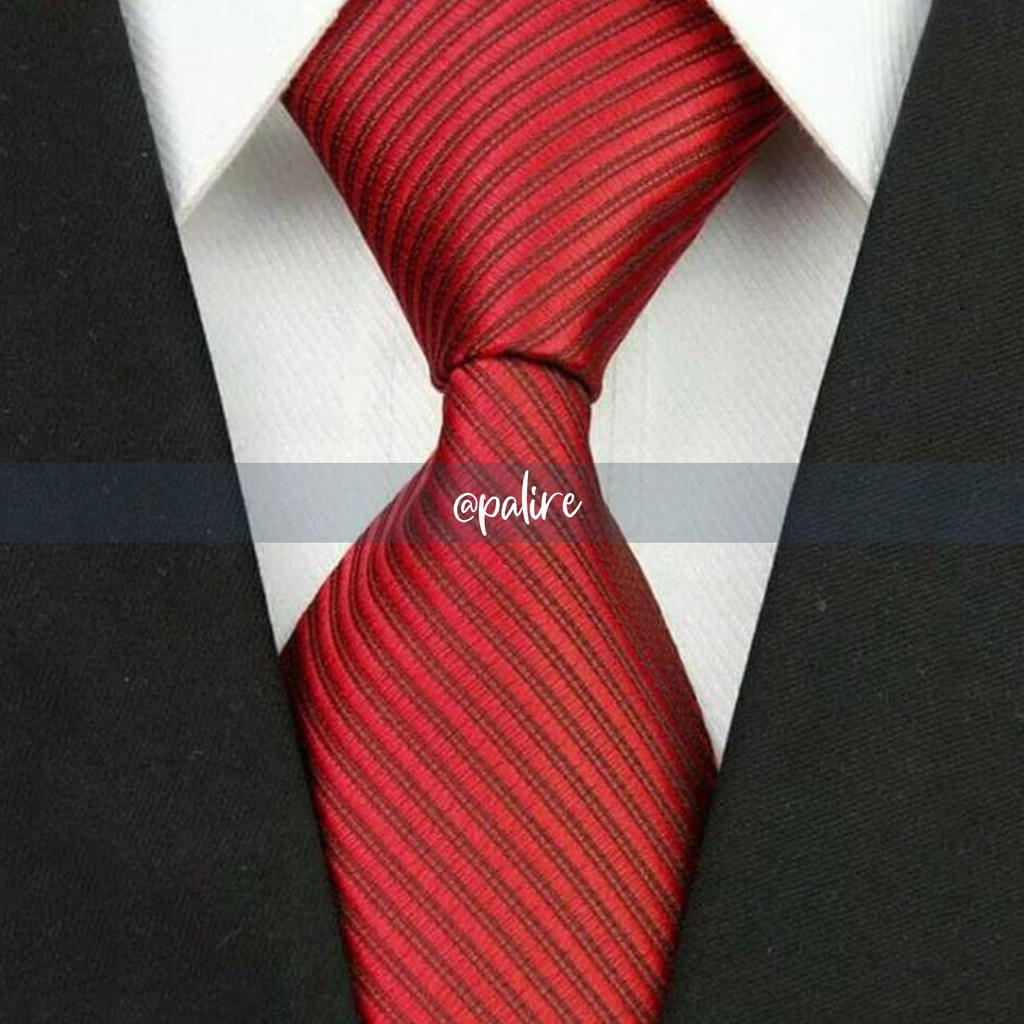 Jual DASI KERJA PRIA WARNA MAROON ELEGAN / DASI KONDANGAN MOTIF SALUR ...