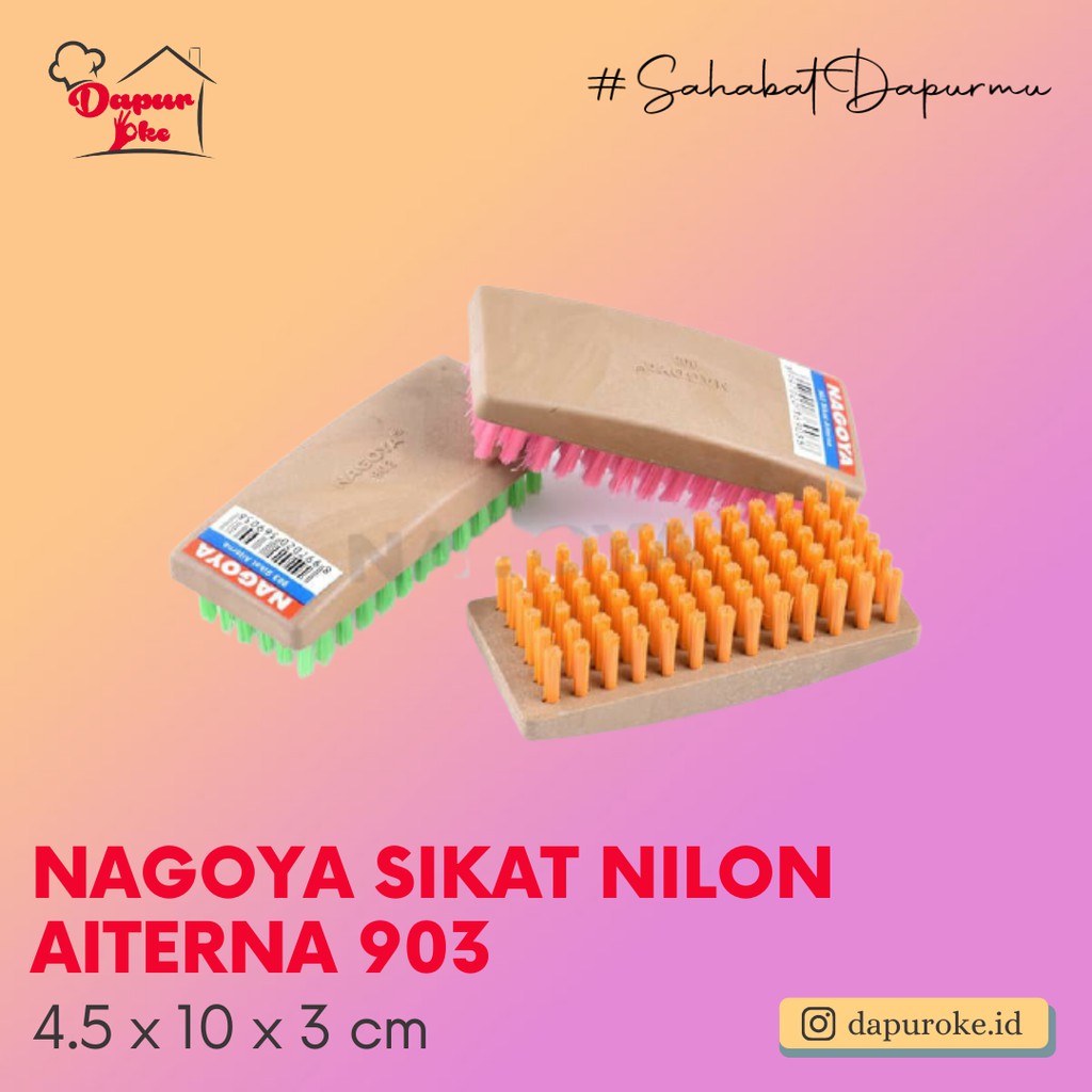 Jual Nagoya Sikat Nilon Aiterna 903 / Sikat Baju Indonesia|Shopee Indonesia