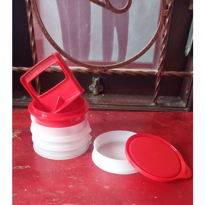 Jual Cetakan Daging Hamburger Tupperware Burger Press (190 ml) | Shopee ...