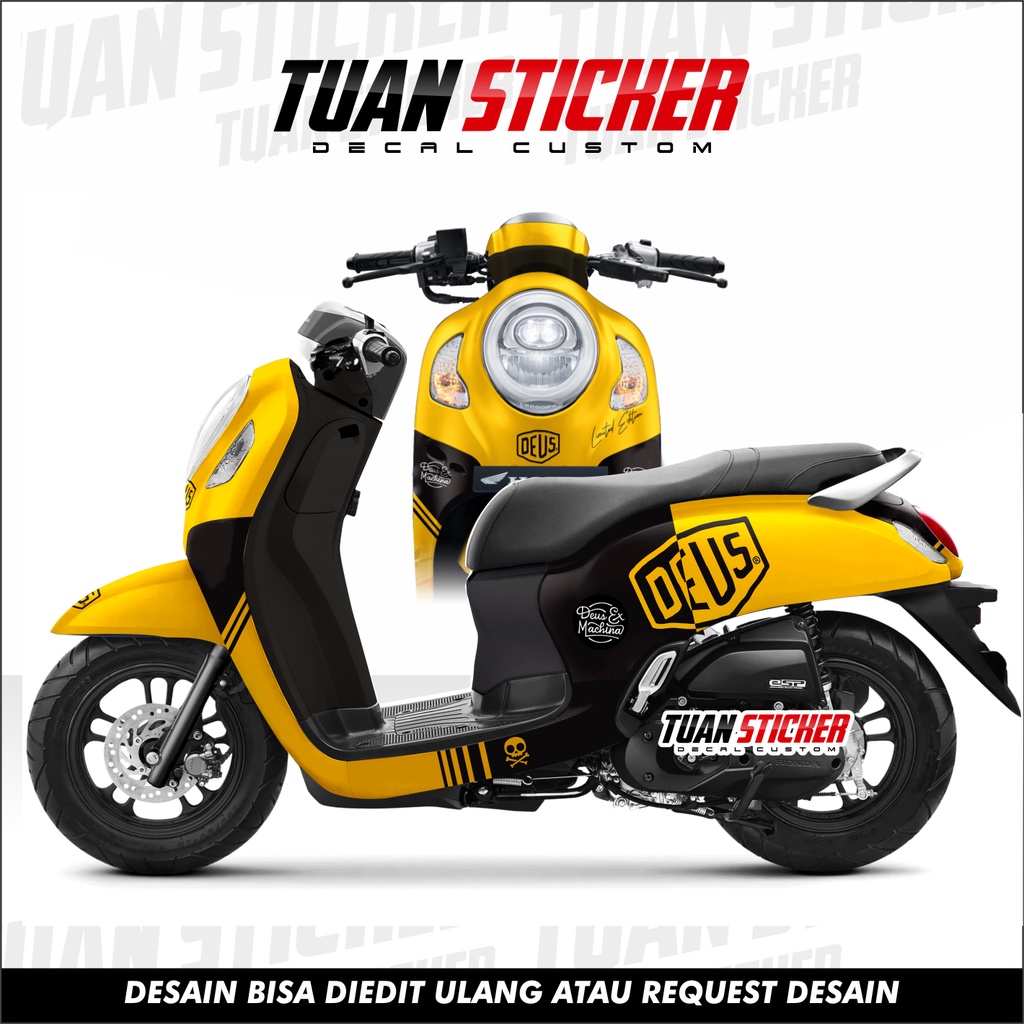 Jual Sticker Striping Decal New Scoopy 2021 Sticker New scoopy 2021 ...