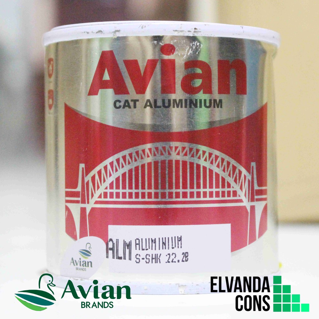 Jual Cat Avian Aluminium Paint Chrome Finish/Bronze Perak 200 cc ...