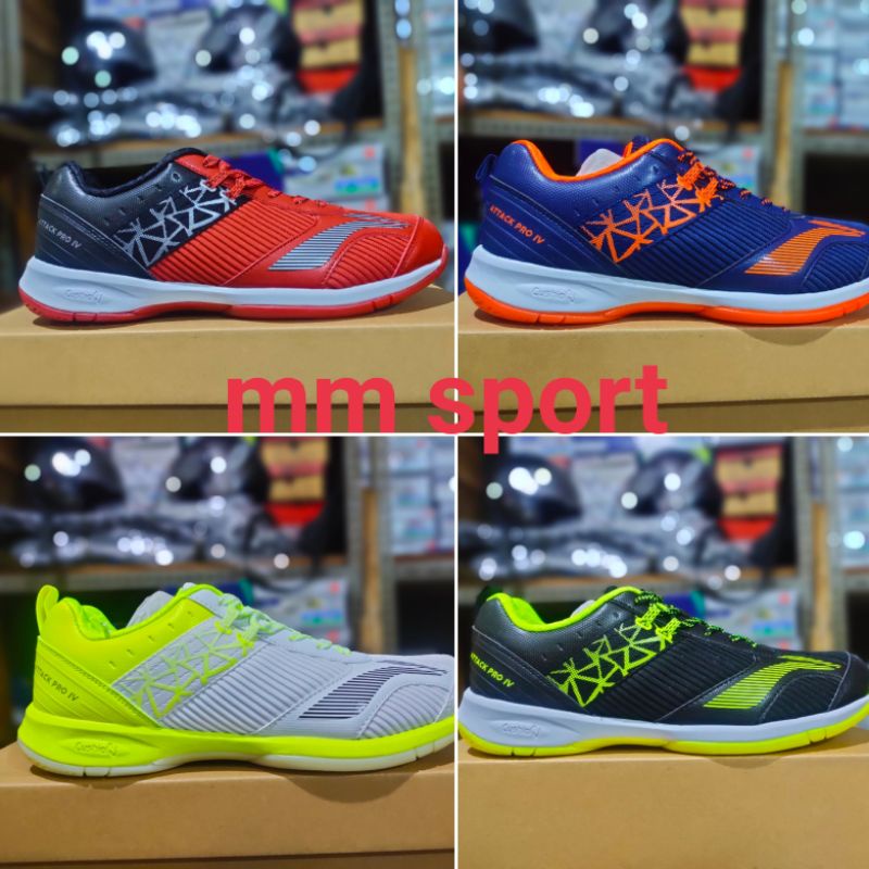 Jual Sepatu badminton lining attack pro 3 pro 4 pro IV original ...