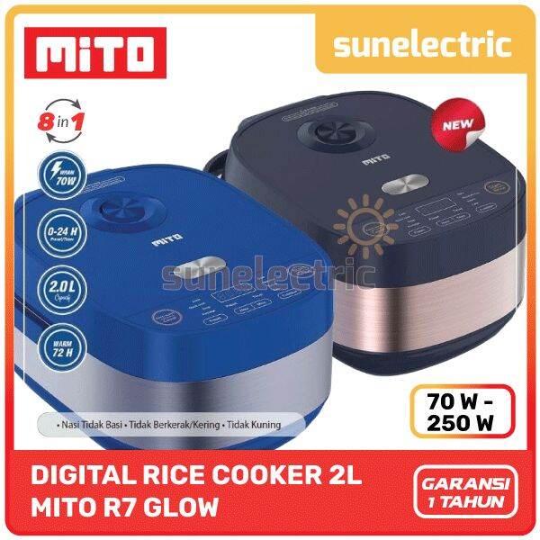 Jual Mito R7 Glow Multi Digital Rice Cooker 8in1 LED Display Kapasitas ...