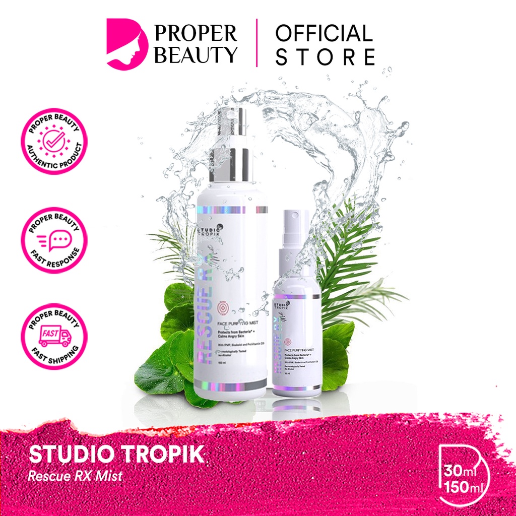 Jual STUDIO TROPIK Rescue RX Mist Indonesia / Antibacterial Original Flawless Balance Priming ...