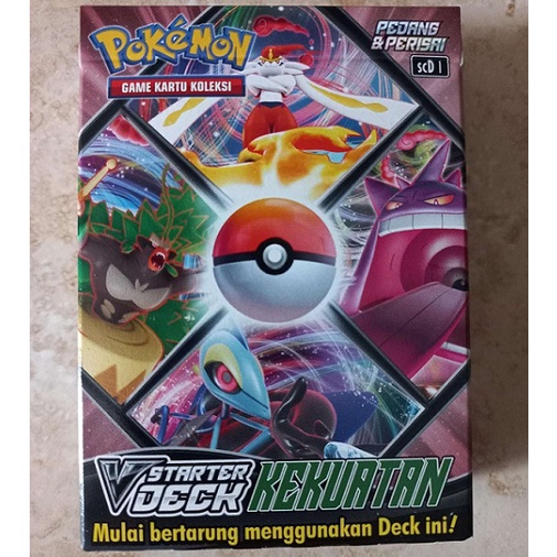 Jual Kartu Pokemon TCG V Starter Deck Kekuatan SCD Pedang Perisai Indonesia | Shopee Indonesia