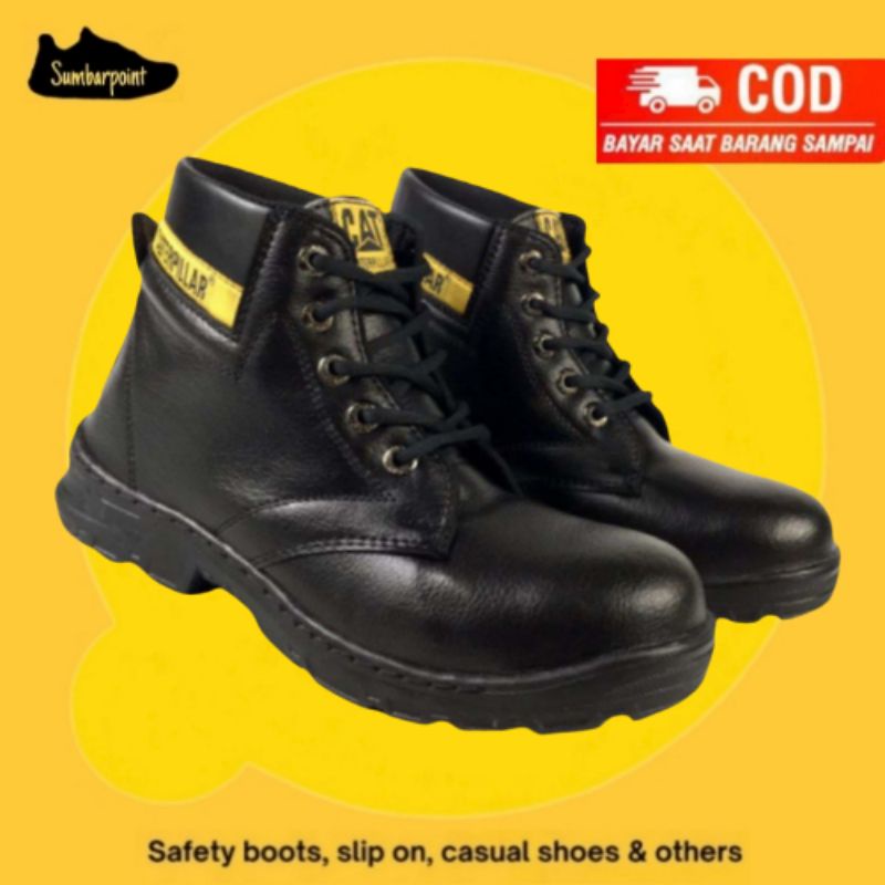 Jual Sepatu Safety Proyek Ujung Besi - Septy Shoes Boot - Septi Kerja ...