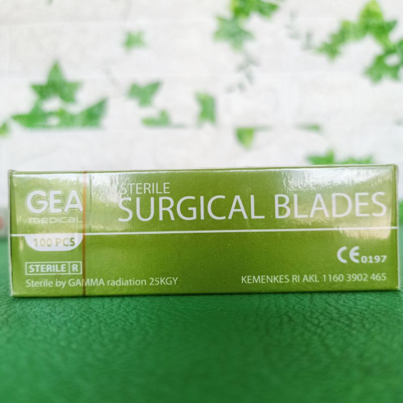 Jual Surgical Blade Bisturi / Mess / Mata Pisau Bedah isi 100 Pcs ...