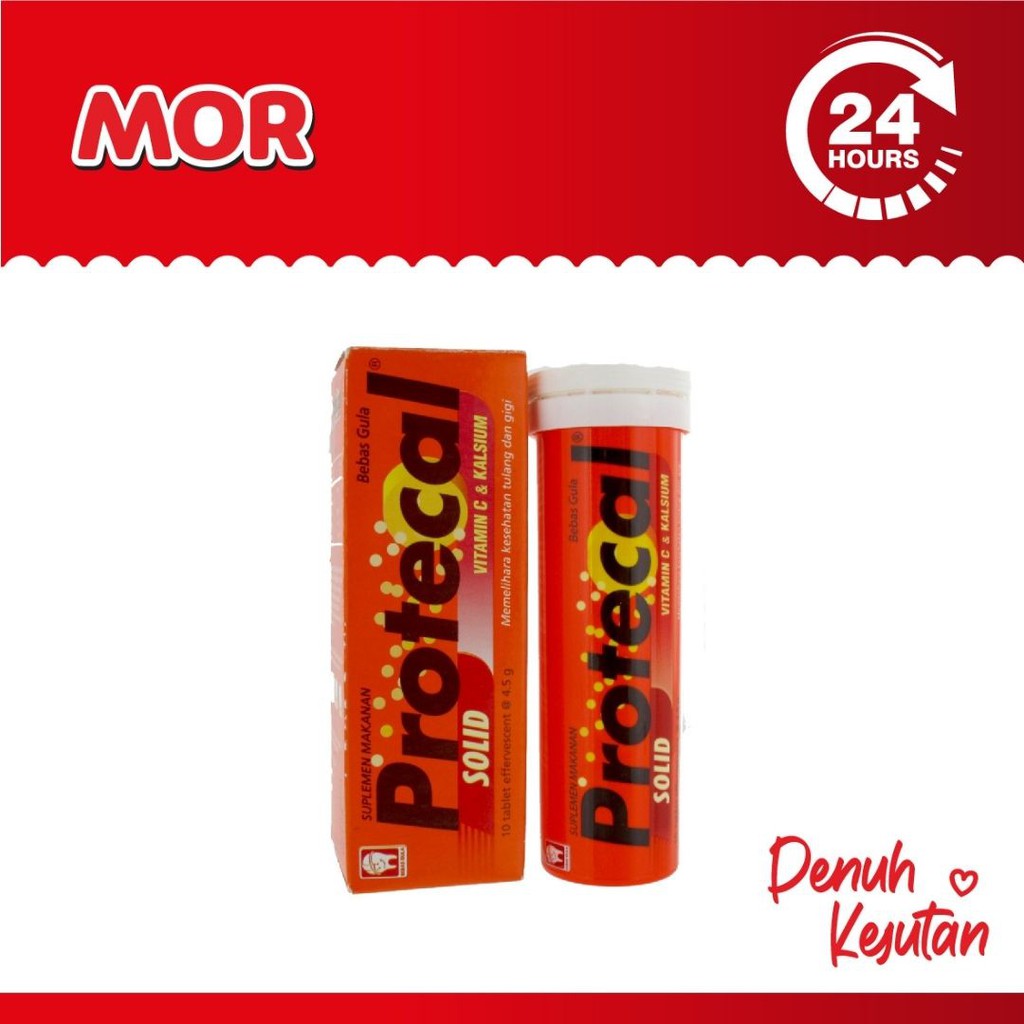 Jual PROTECAL Solid Effervescent Suplemen Makanan Tube isi 10s | Shopee ...