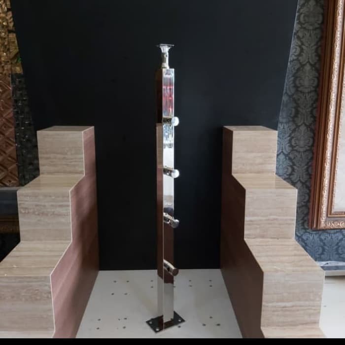 Jual Railing Tangga Stainless Hollow Kotak 40x40 | Model Pipa Jari ...