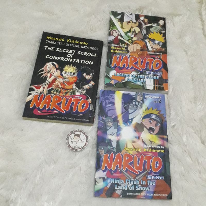 Jual Naruto the Movie & Character Official Data Book - Komik Cabutan FULL WARNA (Masashi ...