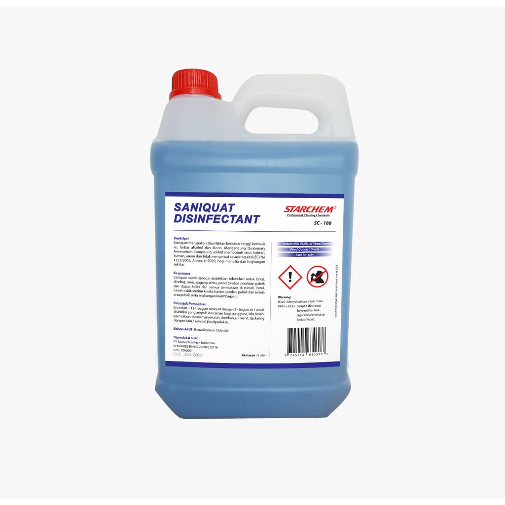 Desinfektan / Saniquat Disinfectant 5 liter | Shopee Indonesia