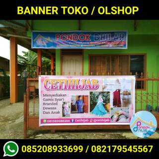 Jual Banner toko / olshop / jualan | Shopee Indonesia