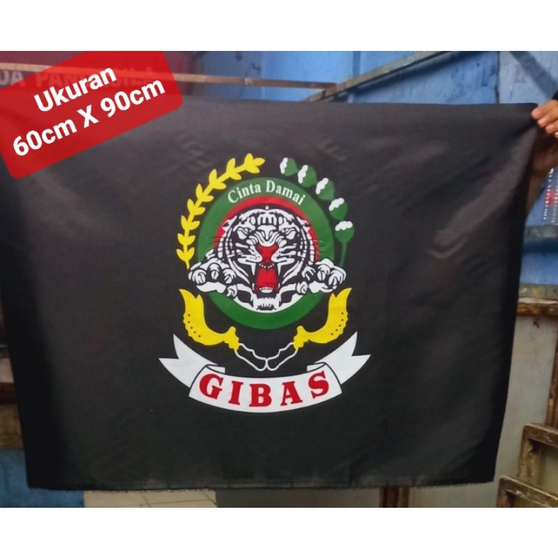 Jual Bendera GIBAS uk.60cm X 90cm (bisa ditambah nama wilayah) | Shopee ...