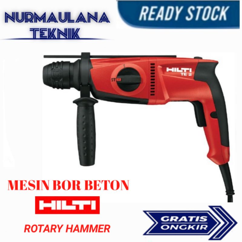 Jual Mesin bor beton HILTI TE 2 Rotary Hammer Original | Shopee Indonesia