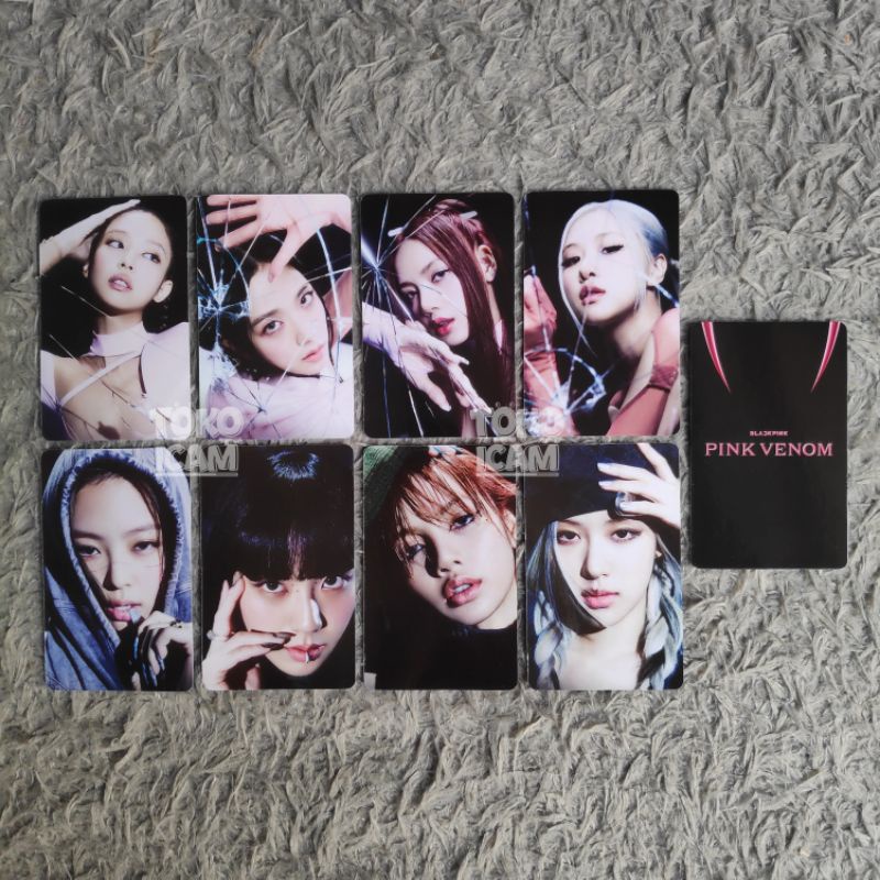 Jual Photocard BLACKPINK | Pink Venom | Lisa Jennie Rose Jisoo | Shopee Indonesia