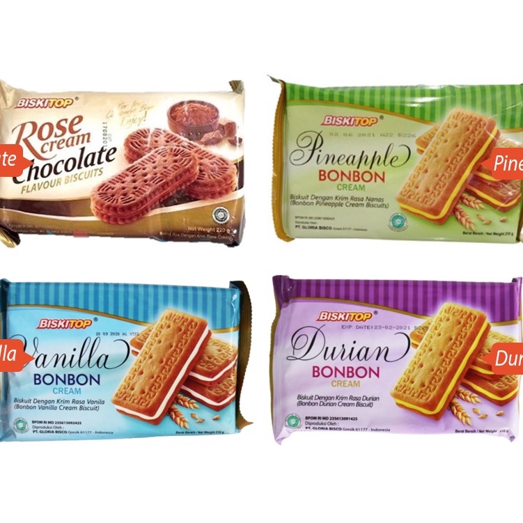 Jual BISKITOP BONBON CREAM 200GR | Shopee Indonesia