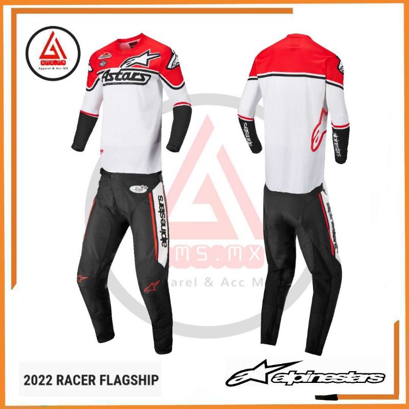 Jual JERSEY SET ALPINESTARS RACER FLAGSHIP 2022, GEAR SET ALPINESTARS ...