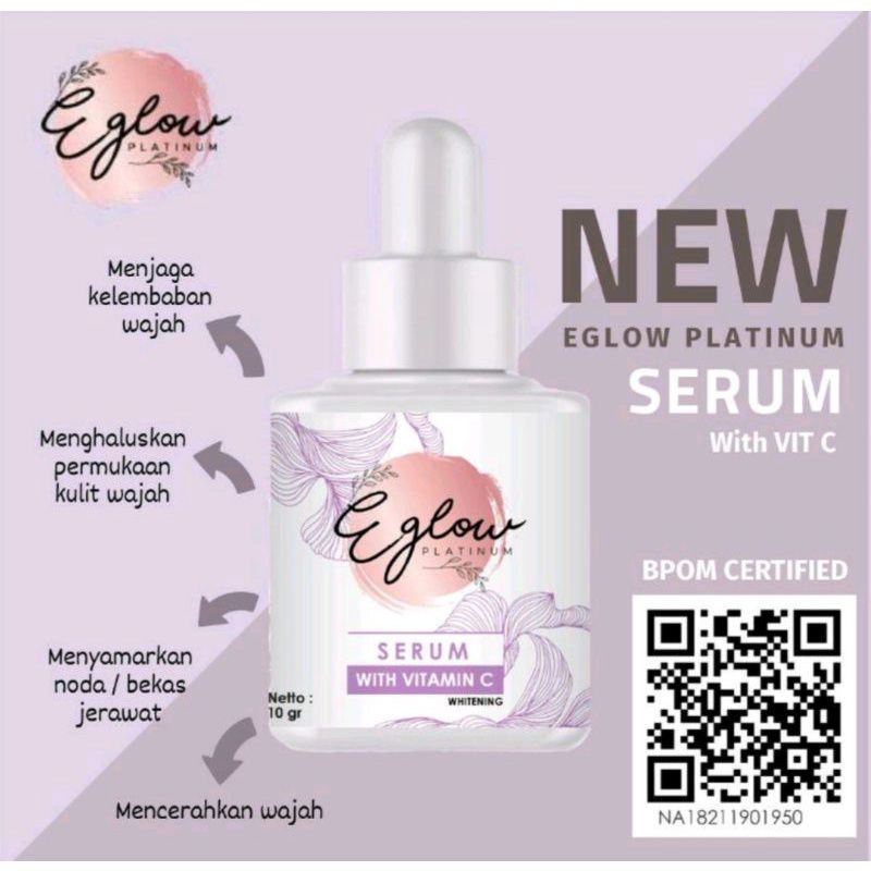 Jual EGLOW PLATINUM SERUM/SERUM EGLOW | Shopee Indonesia