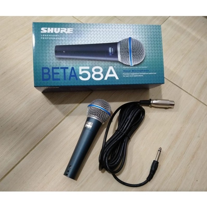 Jual MIC MICROPHONE BETA 58 TANPA SAKLAR NON SAKLAR BETA58 | Shopee ...