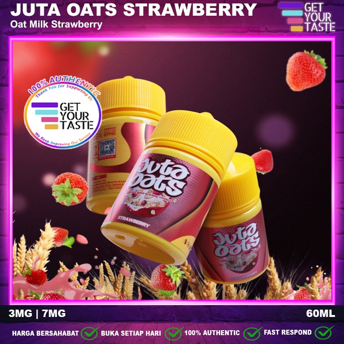 Jual Liquid Juta Oats Strawberry 60ML by RSR Brew x Vape Boss | Shopee ...