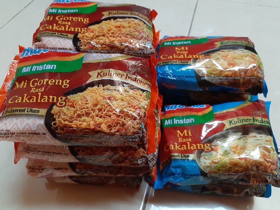 Indomie Cakalang Goreng Kuah Khas Manado Oleh Oleh Mie Mi Instant ...