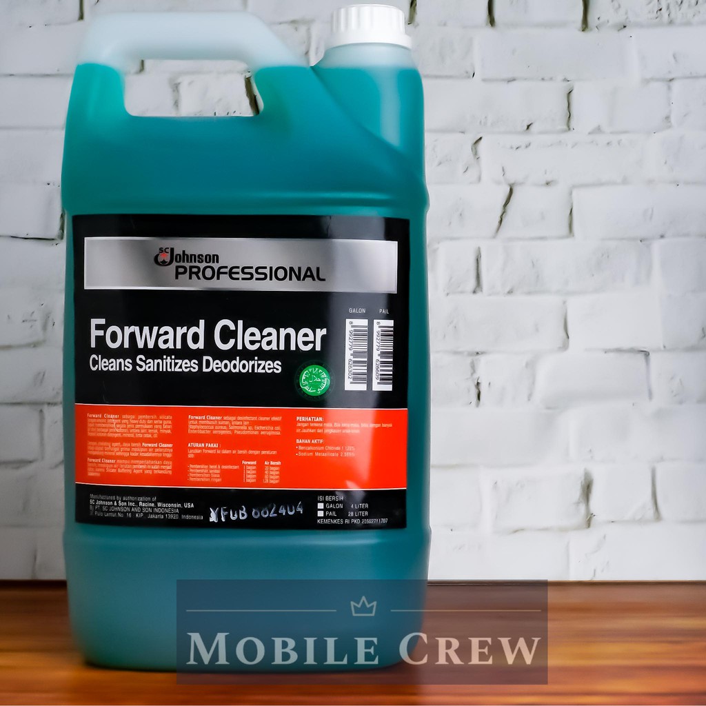Jual SC Johnson Forward Cleaner Clean, Sanitize, Deodorize Jirigen 4L ...