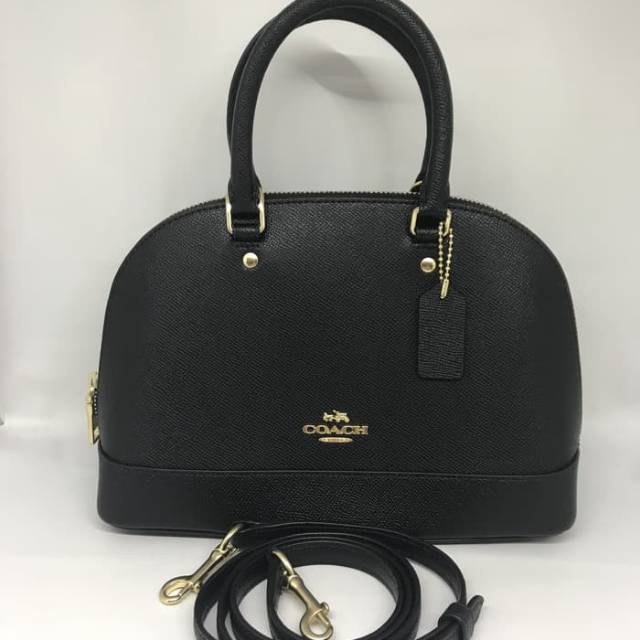 Jual Coach Mini Sierra Satchel Black | Shopee Indonesia