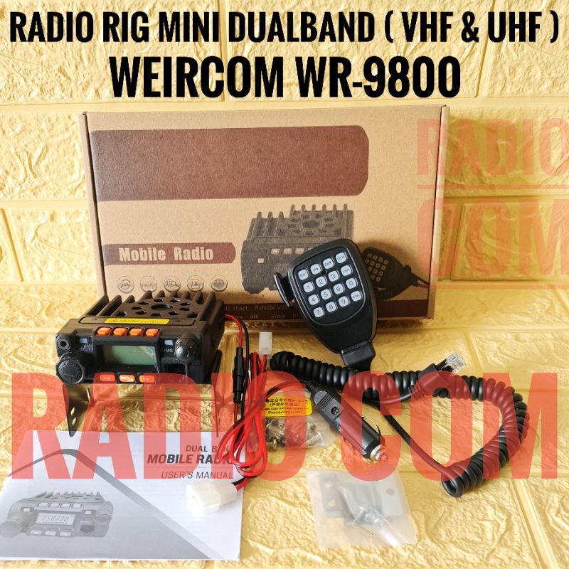 Jual JUAL RADIO RIG MINI DUALBAND REDELL DL-9900 MIRIP WEIRWEI UV9800 ...