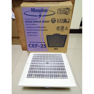 Jual Exhaust Fan Plafon Maspion CEF-25 / CEF25 / CEF 25 - 10 Inch ( 25 ...