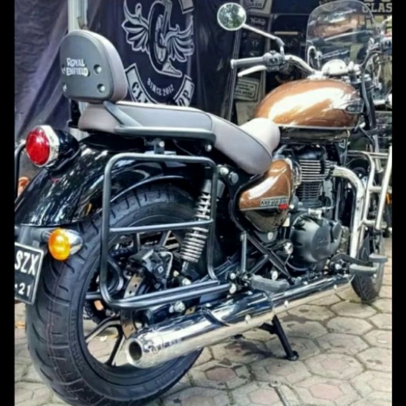 Jual siderack royal enfield meteor rak samping royal enfield meteor ...