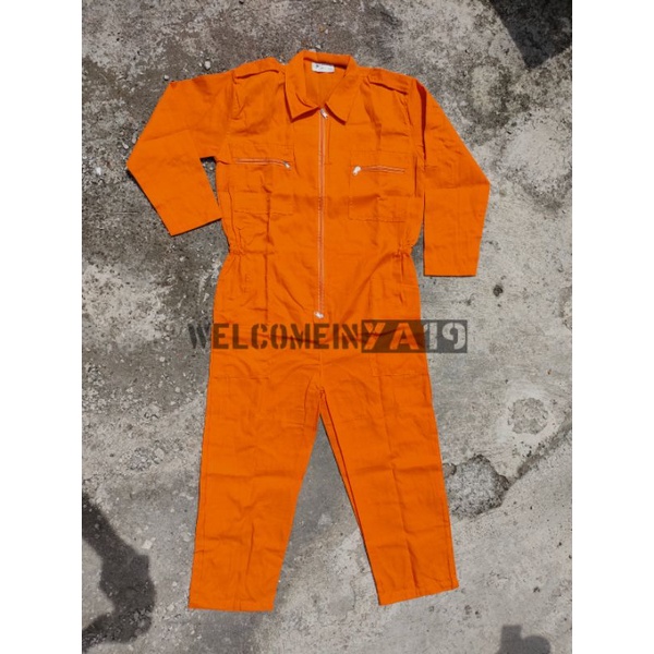 Jual Wearpack / Baju Mekanik / Jumpsuit Overall Pria / Baju Praktek ...