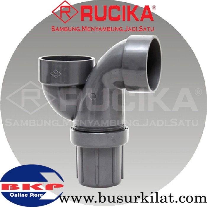 Jual P - TRAP 3 Inch PVC Rucika ( D ) / SAMBUNGAN PIPA | Shopee Indonesia