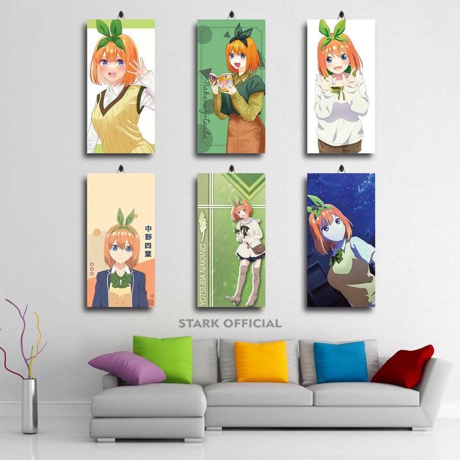 Jual POSTER DINDING ANIME YOTSUBA NAKANO WALLPAPER AESTHETIC 15X30 ...
