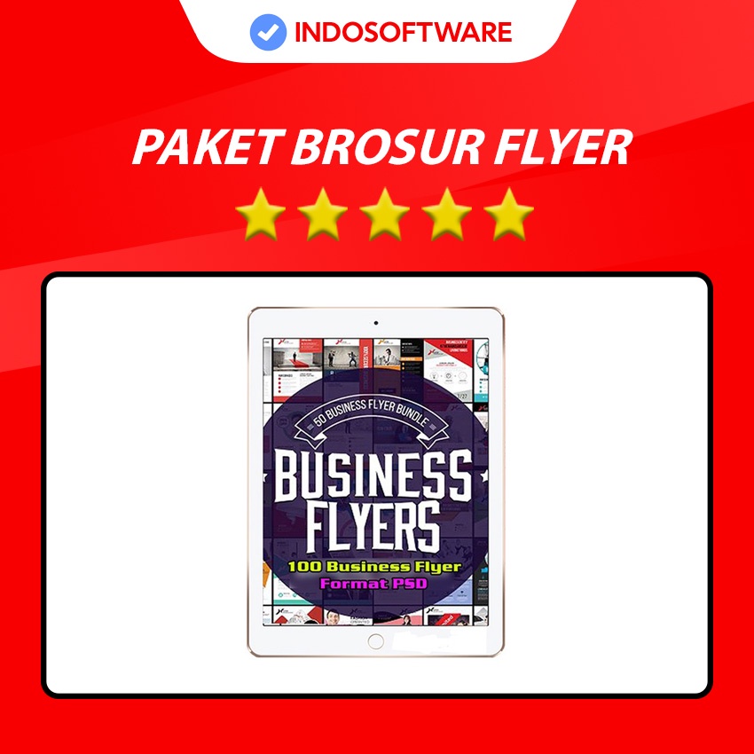 Jual PAKET RATUSAN BROSUR BUSINESS FLYER PREMIUM BISNIS EDARAN ...