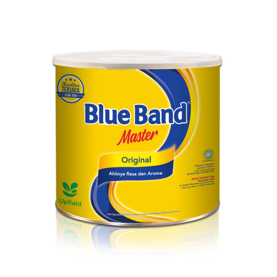 Jual Blue Band Master Tin 2kg | Margarin Blueband | Shopee Indonesia