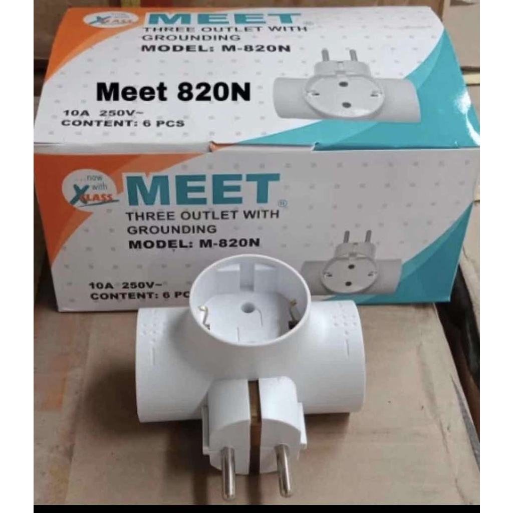 Jual Colokan T arde broco cabang 3 colokan stop kontak 3 lubang colokan ...