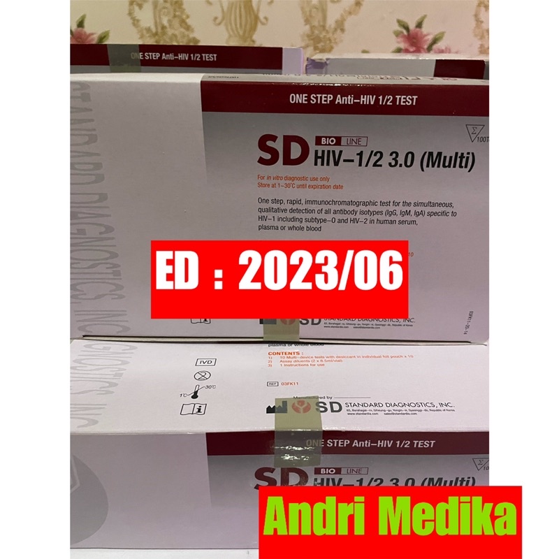 Jual Tes HIV SD Bioline Harga Murah isi 100 Pcs | Shopee Indonesia